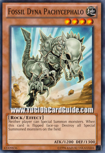 Yu-Gi-Oh! Fossil Dyna Pachycephalo