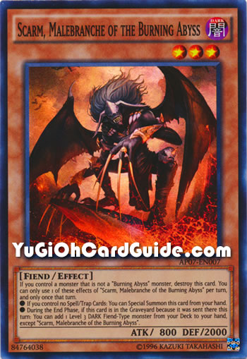 Yu-Gi-Oh! Scarm, Malebranche of the Burning Abyss