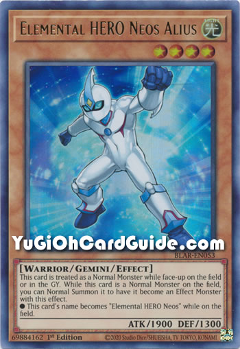 Yu-Gi-Oh! Elemental HERO Neos Alius