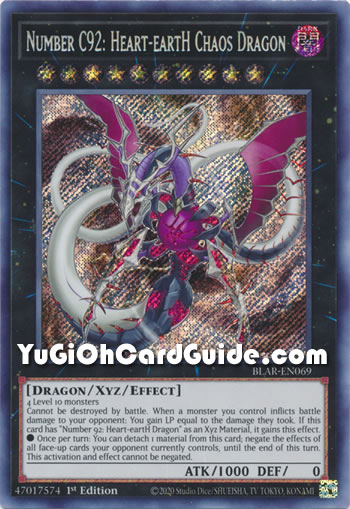 Yu-Gi-Oh! Number C92: Heart-eartH Chaos Dragon