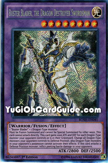 Yu-Gi-Oh! Buster Blader, the Dragon Destroyer Swordsman