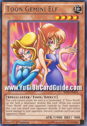 Yu-Gi-Oh! Toon Gemini Elf
