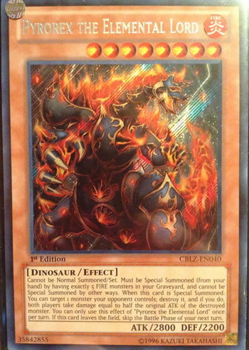Yu-Gi-Oh! Pyrorex the Elemental Lord