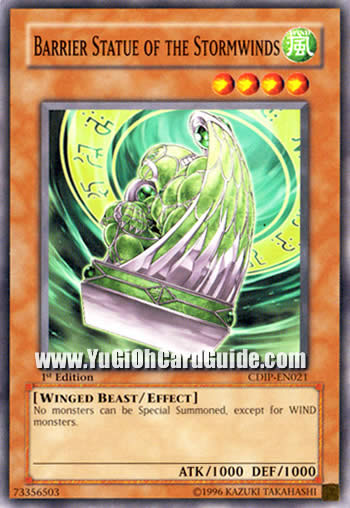Yu-Gi-Oh! Barrier Statue of the Stormwinds