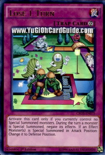Yu-Gi-Oh! Lose 1 Turn