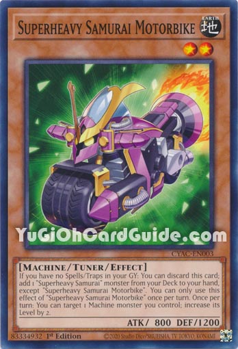 Yu-Gi-Oh! Superheavy Samurai Motorbike