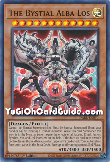 Yu-Gi-Oh! The Bystial Alba Los