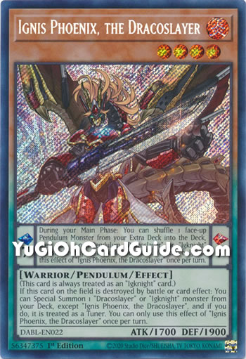 Yu-Gi-Oh! Ignis Phoenix, the Dracoslayer
