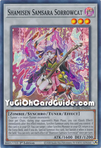 Yu-Gi-Oh! Shamisen Samsara Sorrowcat