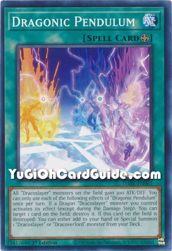 Yu-Gi-Oh! Dragonic Pendulum