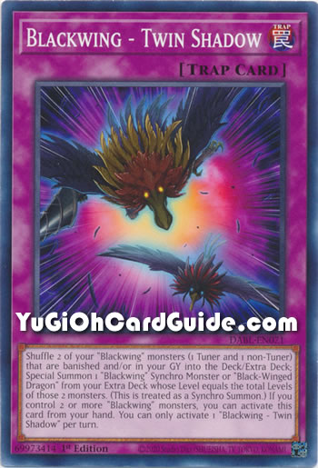 Yu-Gi-Oh! Blackwing - Twin Shadow