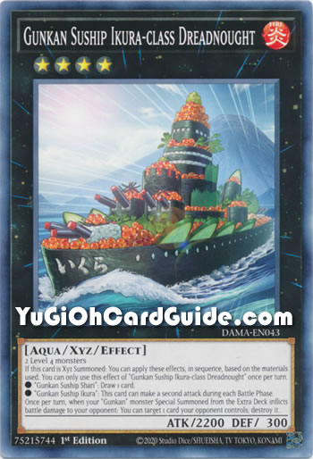 Yu-Gi-Oh! Gunkan Suship Ikura-class Dreadnought