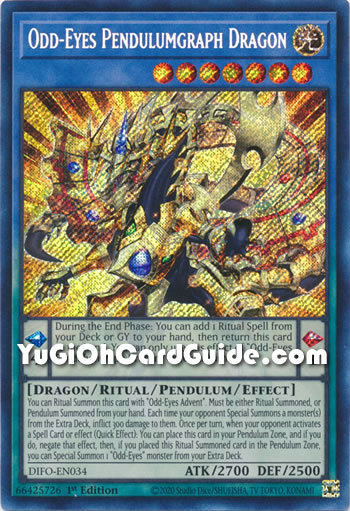 Yu-Gi-Oh! Odd-Eyes Pendulumgraph Dragon