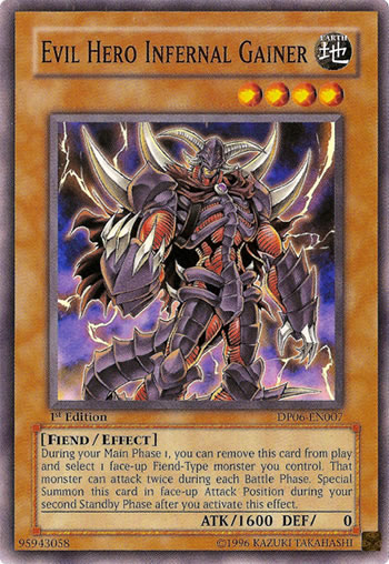 Yu-Gi-Oh! Evil HERO Infernal Gainer