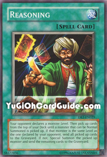 Yu-Gi-Oh! Reasoning