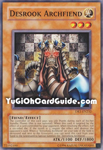 Yu-Gi-Oh! Desrook Archfiend