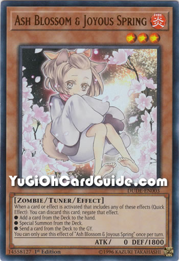 Yu-Gi-Oh! Ash Blossom & Joyous Spring