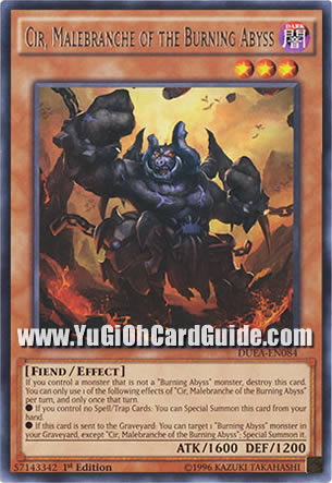 Yu-Gi-Oh! Cir, Malebranche of the Burning Abyss