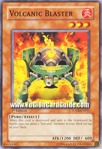 Yu-Gi-Oh! Volcanic Blaster
