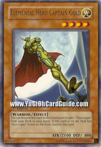 Yu-Gi-Oh! Elemental HERO Captain Gold