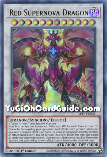 Yu-Gi-Oh! Red Supernova Dragon