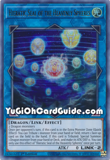 Yu-Gi-Oh! Hieratic Seal of the Heavenly Spheres