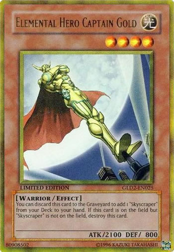 Yu-Gi-Oh! Elemental HERO Captain Gold