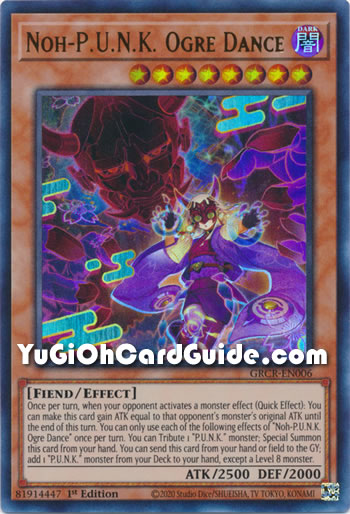 Yu-Gi-Oh! Noh-P.U.N.K. Ogre Dance