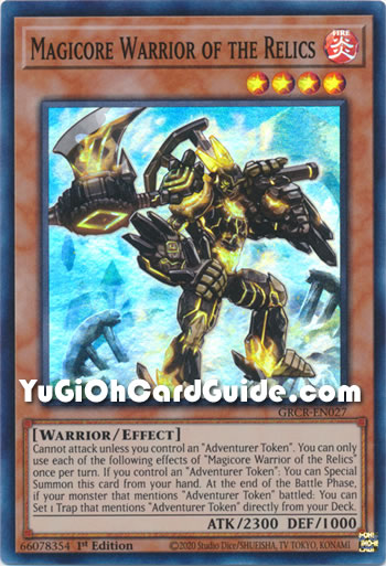 Yu-Gi-Oh! Magicore Warrior of the Relics