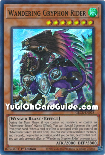 Yu-Gi-Oh! Wandering Gryphon Rider