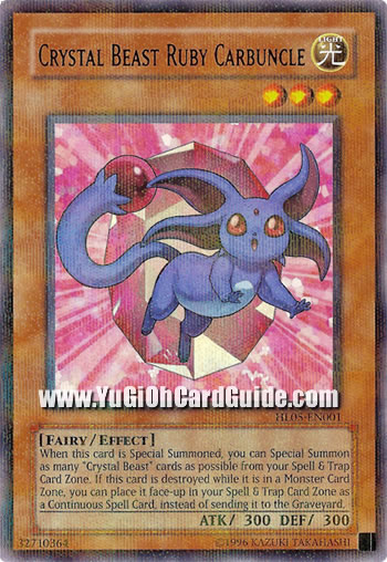 Yu-Gi-Oh! Crystal Beast Ruby Carbuncle