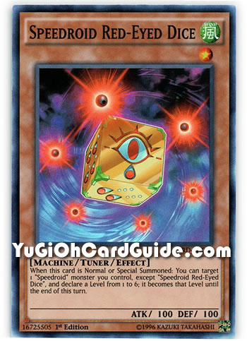 Yu-Gi-Oh! Speedroid Red-Eyed Dice