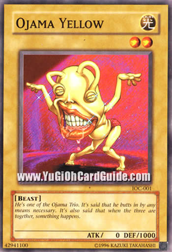 Yu-Gi-Oh! Ojama Yellow