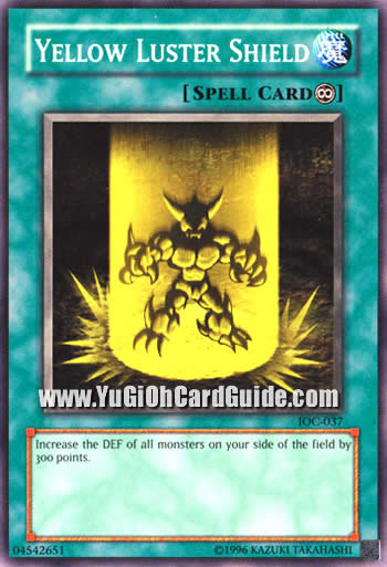 Yu-Gi-Oh! Yellow Luster Shield