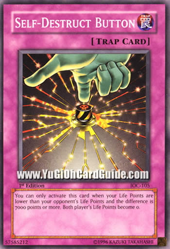 Yu-Gi-Oh! Self-Destruct Button