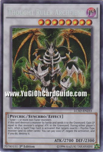 Yu-Gi-Oh! Thought Ruler Archfiend