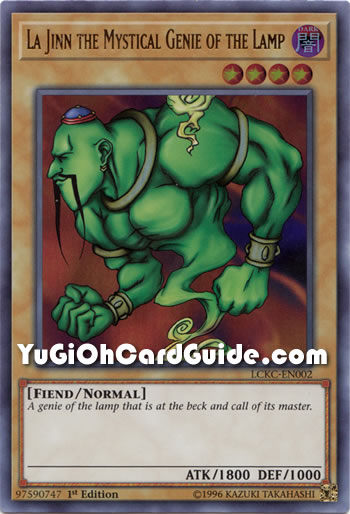 Yu-Gi-Oh! La Jinn the Mystical Genie of the Lamp