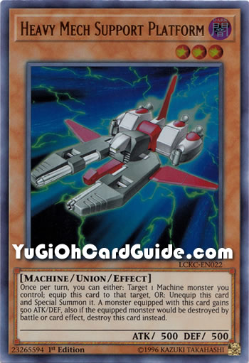 Yu-Gi-Oh! Heavy Mech Support Platform
