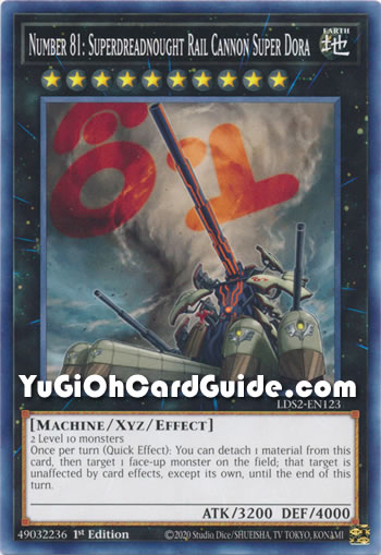 Yu-Gi-Oh! Number 81: Superdreadnought Rail Cannon Super Dora
