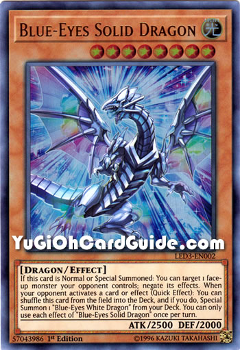 Yu-Gi-Oh! Blue-Eyes Solid Dragon