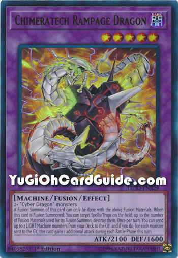 Yu-Gi-Oh! Chimeratech Rampage Dragon