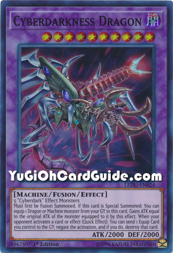 YuGiOh Cyberdarkness Dragon