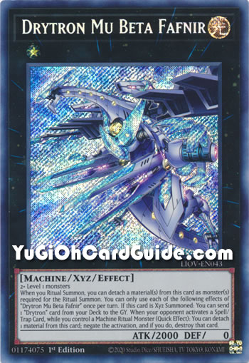 Yu-Gi-Oh! Drytron Mu Beta Fafnir