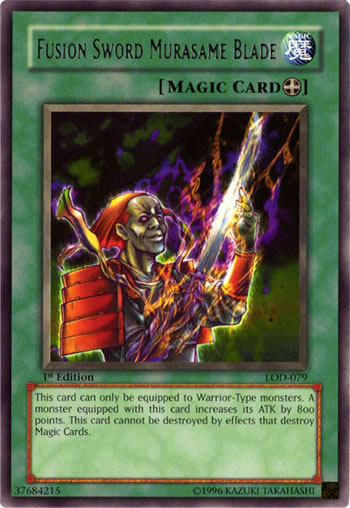 Yu-Gi-Oh! Fusion Sword Murasame Blade