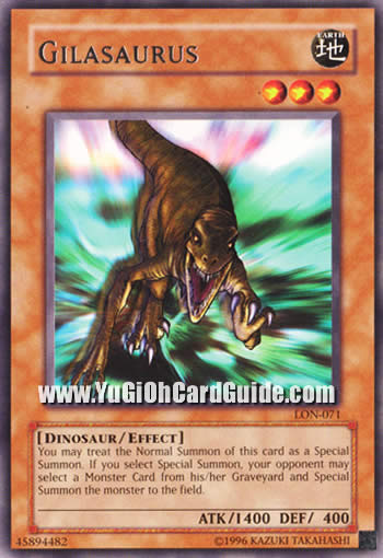 Yu-Gi-Oh! Gilasaurus