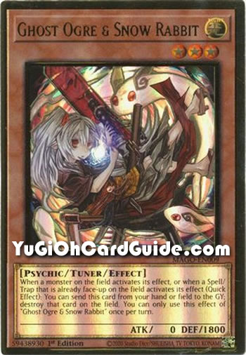 Yu-Gi-Oh! Ghost Ogre & Snow Rabbit