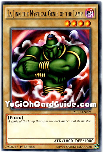 Yu-Gi-Oh! La Jinn the Mystical Genie of the Lamp