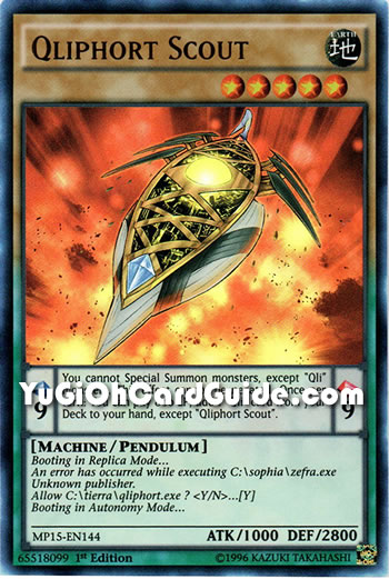 Yu-Gi-Oh! Qliphort Scout