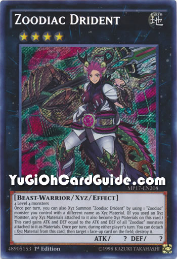 Yu-Gi-Oh! Zoodiac Drident