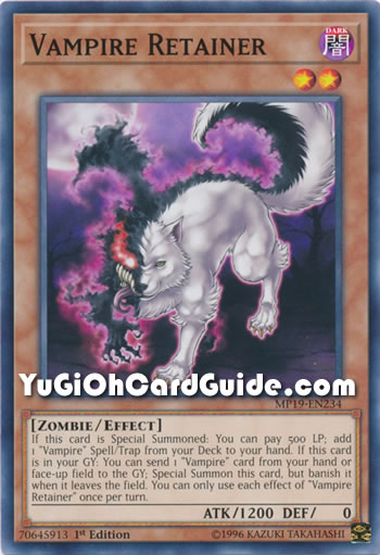Yu-Gi-Oh! Vampire Retainer